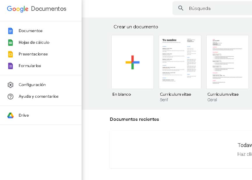 Como crear una cuenta de Documentos de Google - PlantillasDoc.Xp.Com.Es